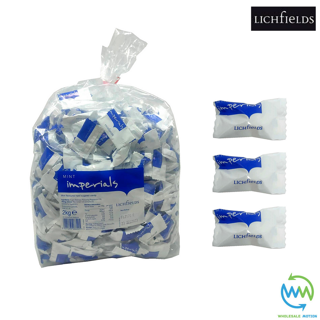 MINT IMPERIALS Lichfields INDIVIDUAL Wrapped SWEETS Portion MINTS ...