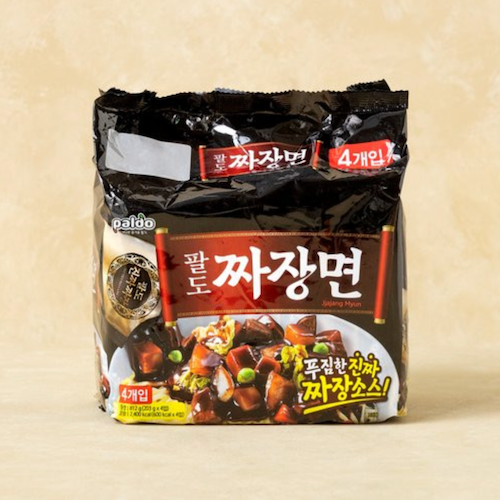 Paldo Fun&Yum Jjajangmen Korean Black Bean Paste Ramen Noodle 7.16oz ...