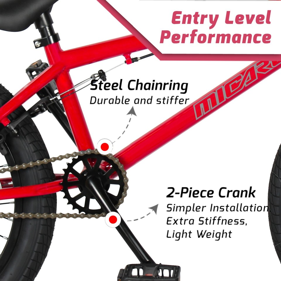 MBX 20" Wheels BMX Bike For Elite or Beginner Freestyle Steel Frame BMX ...