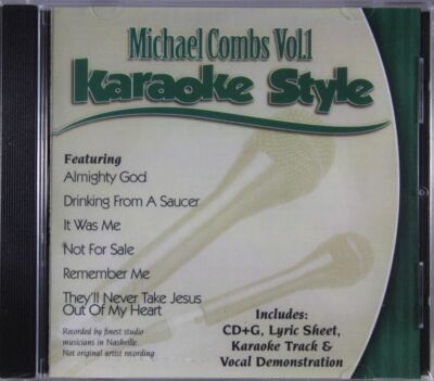 Michael Combs Volume 1 Christian Karaoke Style NEW CD+G Daywind 6 Songs ...