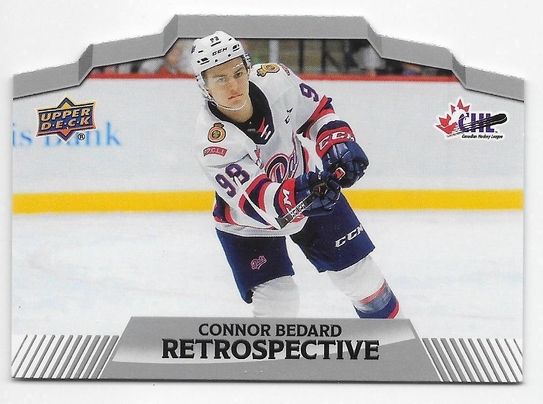 22/23 2022 UPPER DECK CHL CONNOR BEDARD RETROSPECTIVE CARDS CB1-CB15 U ...