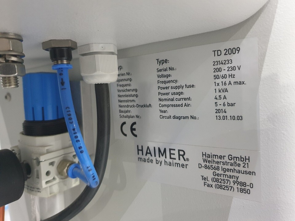 HAIMER Tool Dynamic TD 2009 Comfort balancing machine | eBay