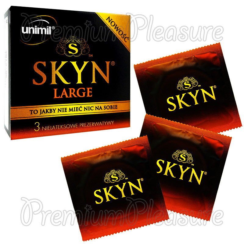 SKYN ® Large King size XL XXL condoms Larger Wider Retail 5 Boxes of 15 ...