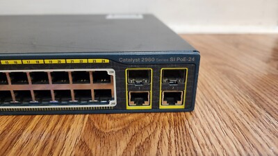 Cisco Catalyst 2960 SI PoE-24 24-Ports Rack-mountable Switch Managed | eBay