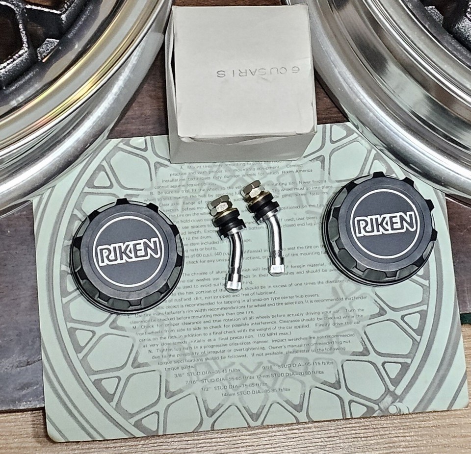 NOS/NIB, 1984 Riken Mesh Rims | eBay