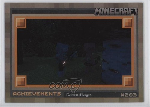 2024 Panini Minecraft Achievements Iron /475 Camouflage #203 1i7m | eBay
