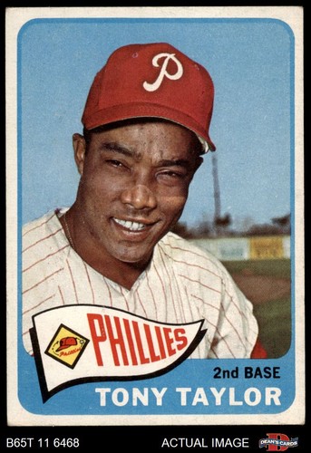 1965 Topps #296 Tony Taylor Phillies 3 - VG | eBay