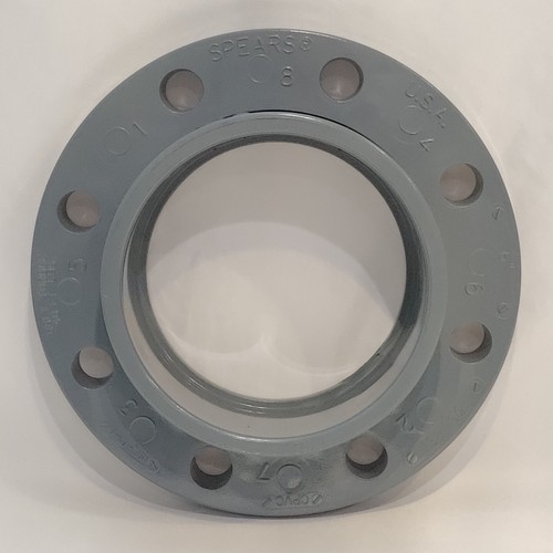 SPEARS NSF-61-G Flange, 6 Inch, CPVC, 150 PSI, Bolt Torque 40 FT-LBS ...