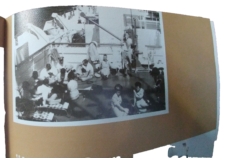 USN US Navy Cruise Book USHS Sanctuary AH-17 WestPac. ReCommissioning ...