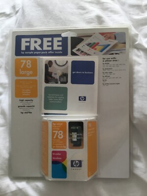 HP 78 Tri-Color Original Ink Cartridge (C6578DN) 791836816032| eBay