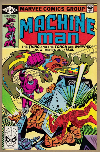 Machine Man vol 1 #15 (Jun, 1980) - Steve Ditko art, Thing, Human Torch ...