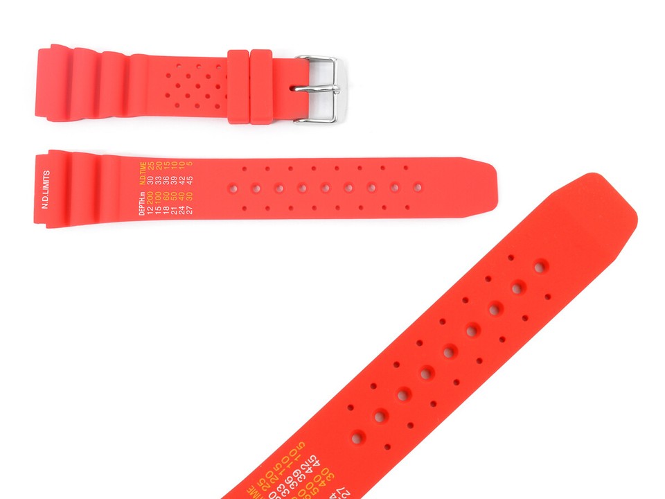 SILICONE WATCH STRAP EXTREMA SPORT PRO RUBBER DIVER FOR CITIZEN SEIKO ...