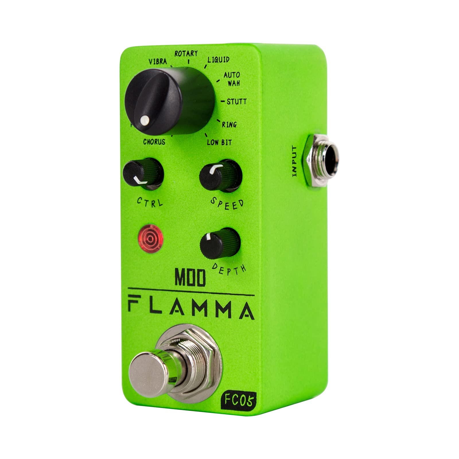 FLAMMA FC05 Mini Modulation Pedal Chorus Flanger Tremolo Phaser Vibrato ...