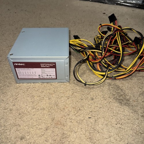 Antec EarthWatts EA-500D 500 watt PSU 100V-240V 9A-4.5A 47-63Hz | eBay
