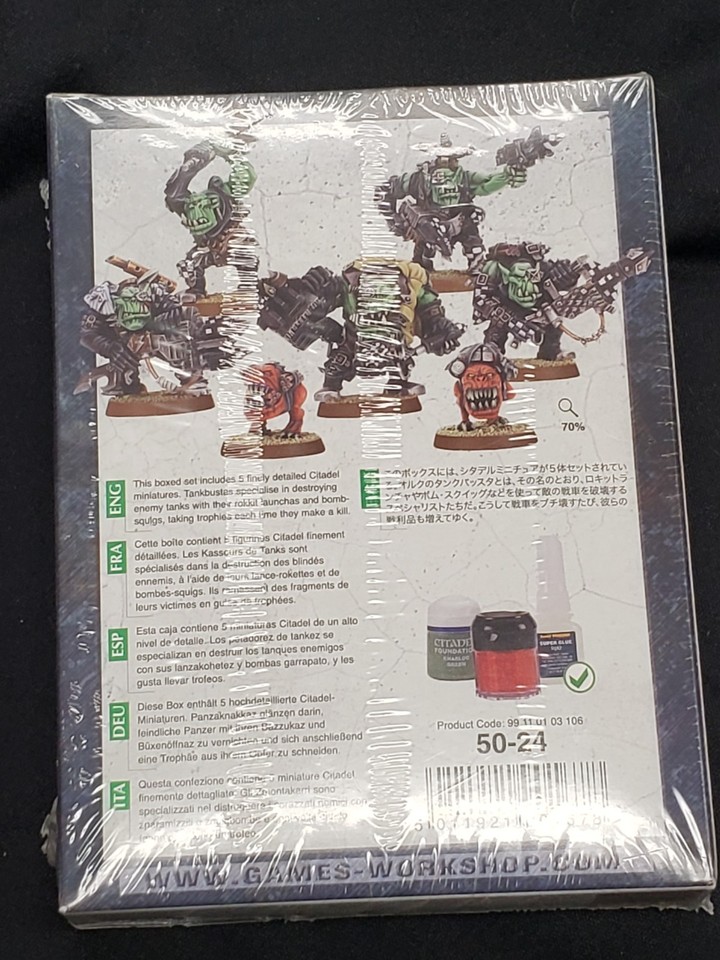 Warhammer 40k Ork Tank Bustas & Squigs OOP Metal New in Box | eBay