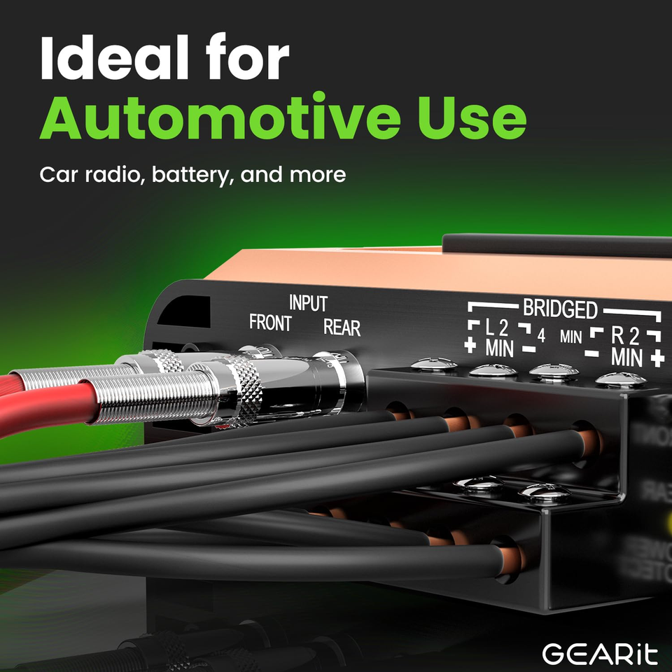 14 Gauge Wire (100Ft Each - Black/Red) Copper Clad Aluminum CCA ...