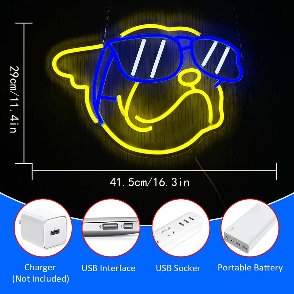 Luce Al Neon Beer Insegna Al Neon Barra USB Alimentato a Forma Di ...