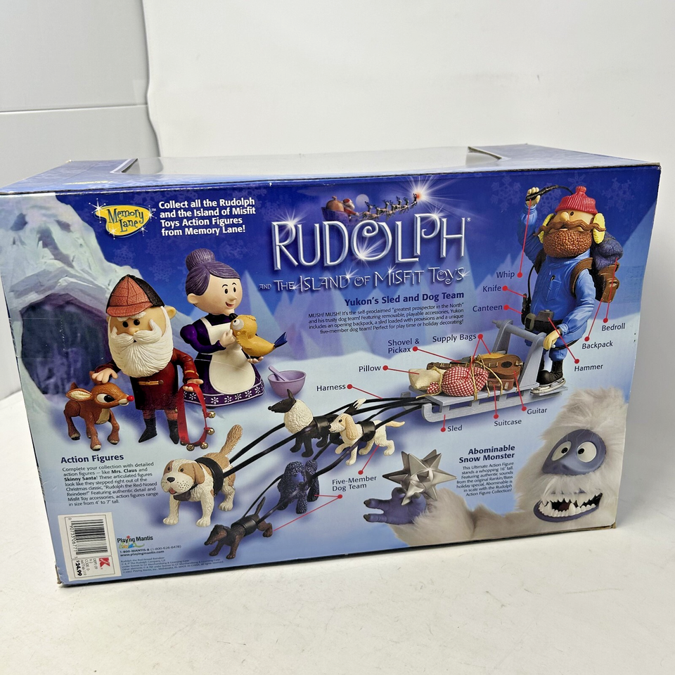 Yukon's Sled and Dog Team Rudolph &The Island Of Misfit Toys 2002 ...