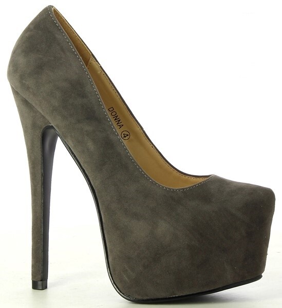 NEW WOMENS PARTY PLATFORM PUMPS KILLER HIGH HEELS STILETTO COURT SHOES ...