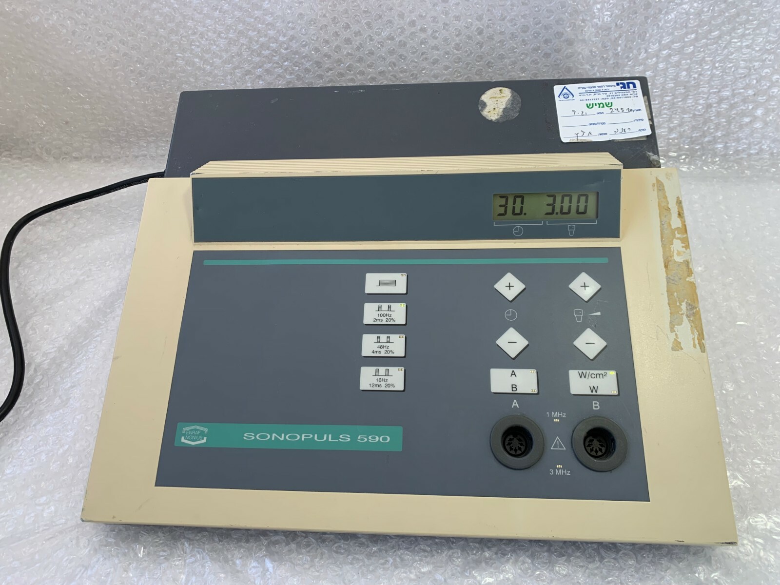 ENRAF NONIUS SONOPULS 590 ULTRASOUND THERAPY DEVICE Used | eBay