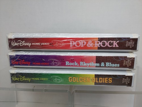 VTG VHS Disney TV Dtv Rock R&B/Pop&Rock/Golden Oldies / SEALED LOT of 3 ...