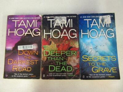 COMPLETE SET (3) TAMI HOAG Thriller Mystery Books TONY MENDEZ OAK KNOLL ...