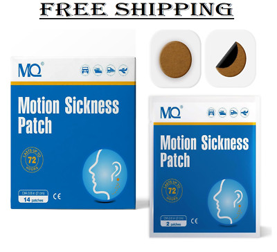 14Ct Motion Sickness Patches Non Drowsy, Sea Sickness Patch behind Ear ...