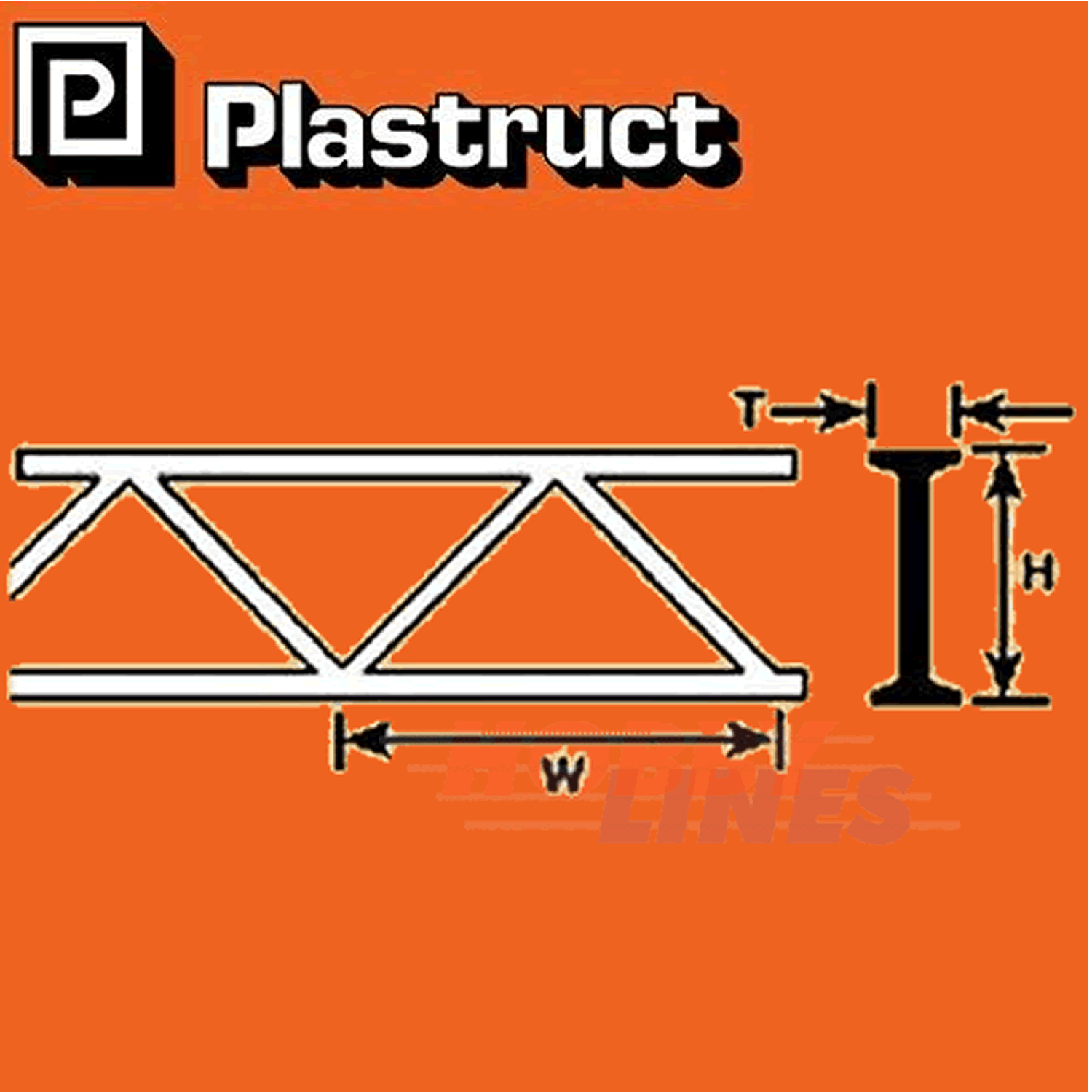 OPEN WEB TRUSS Sections range styrene ABS plastic polystyrene OWTS ...