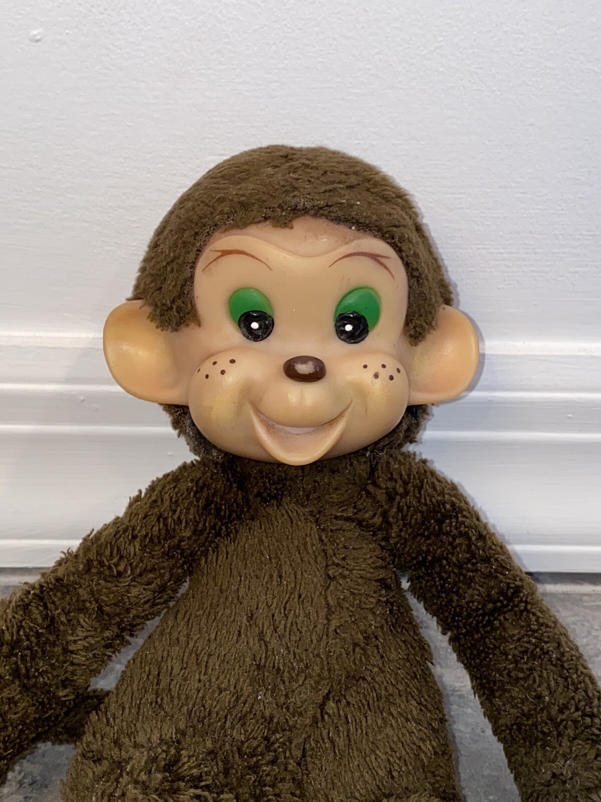 MONKEY Monchhichi Monchichi Plush Doll Vintage Toy Gorilla Ape Antique ...