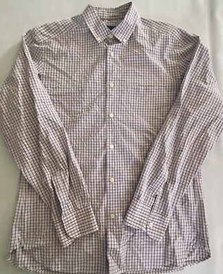 Martin + OSA Mens Multicolor Check Long Sleeve Button Down Shirt Size M ...