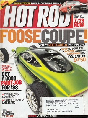 HOT ROD Magazine July 2007 - Foose Coupe / Inside the Riddler / Twice ...