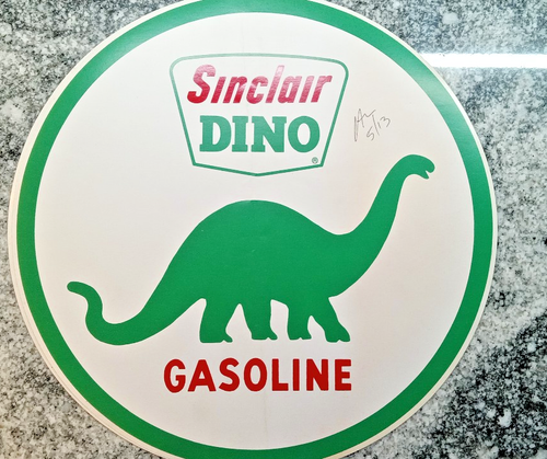 Sinclair Gasoline Oil Gas Pump Gas Station Racing Sticker Decal 12inch ...