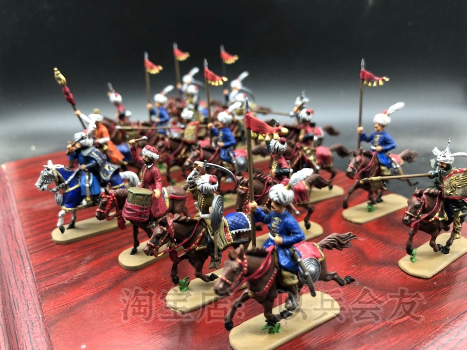 Homemade 1/72 Ottoman Empire Turkish Cavalry Ancient 18 Soldiers 18 ...
