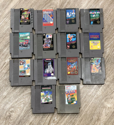 Lot of 14 RARE NES Game Cartridges Ninja Turtle Super Mario etc | eBay