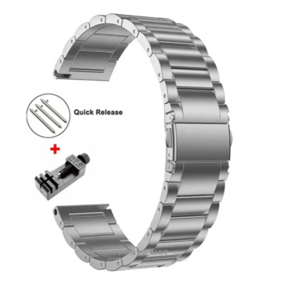 Titanium Watch Band Wrist Strap Quick Release 18mm 20mm 22mm Universal ...