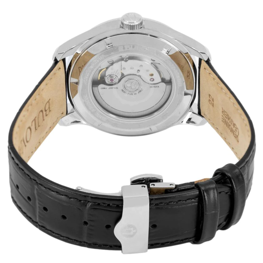 Bulova 96B385 Wilton GMT Automatic Sapphire Blue Dial Watch ...