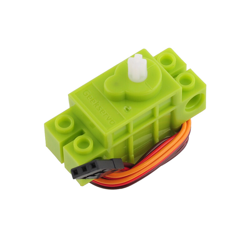 4x Geekservo 360 Degree Servo CW CCW 3pin JR Plug +Wheel for Legooo ...