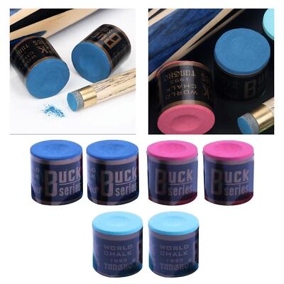 2Pcs Pool Cue Chalk Equipment Billiard Chalks for Tournament Bars Party ...