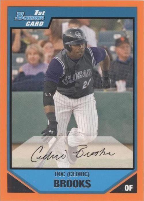 2007 Bowman - Prospects Doc Brooks #BP62 Orange /250 (RC) for sale ...
