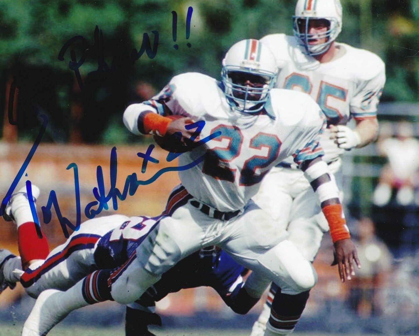Miami Dolphins Tony Nathan Signed Photo 8x10 COA | eBay