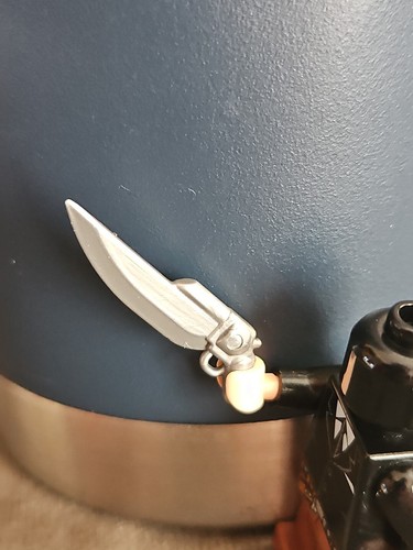 LEGO Minifigure Accessory Gun Knife Combination Gray Silver | eBay