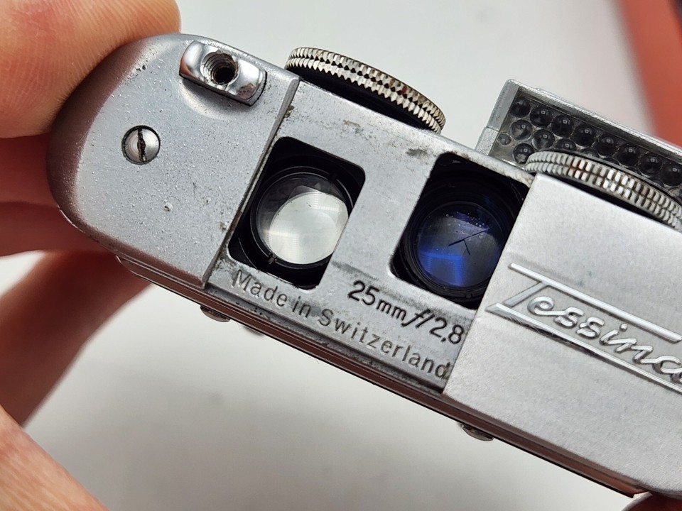 Vintage Tessina L Subminiature 35mm Mini Camera w/ 25mm F2.8 Lens ...