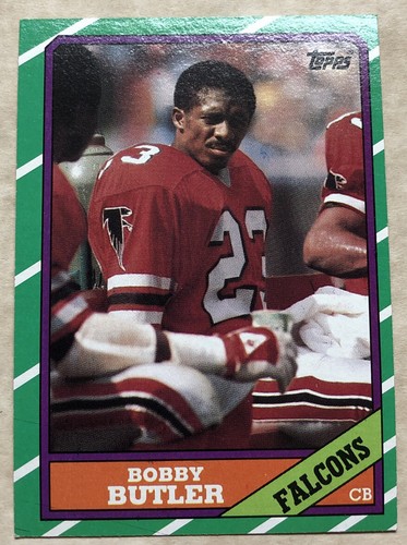 1986 Topps Bobby Butler Football Card #370 Falcons Mid-Grade | eBay