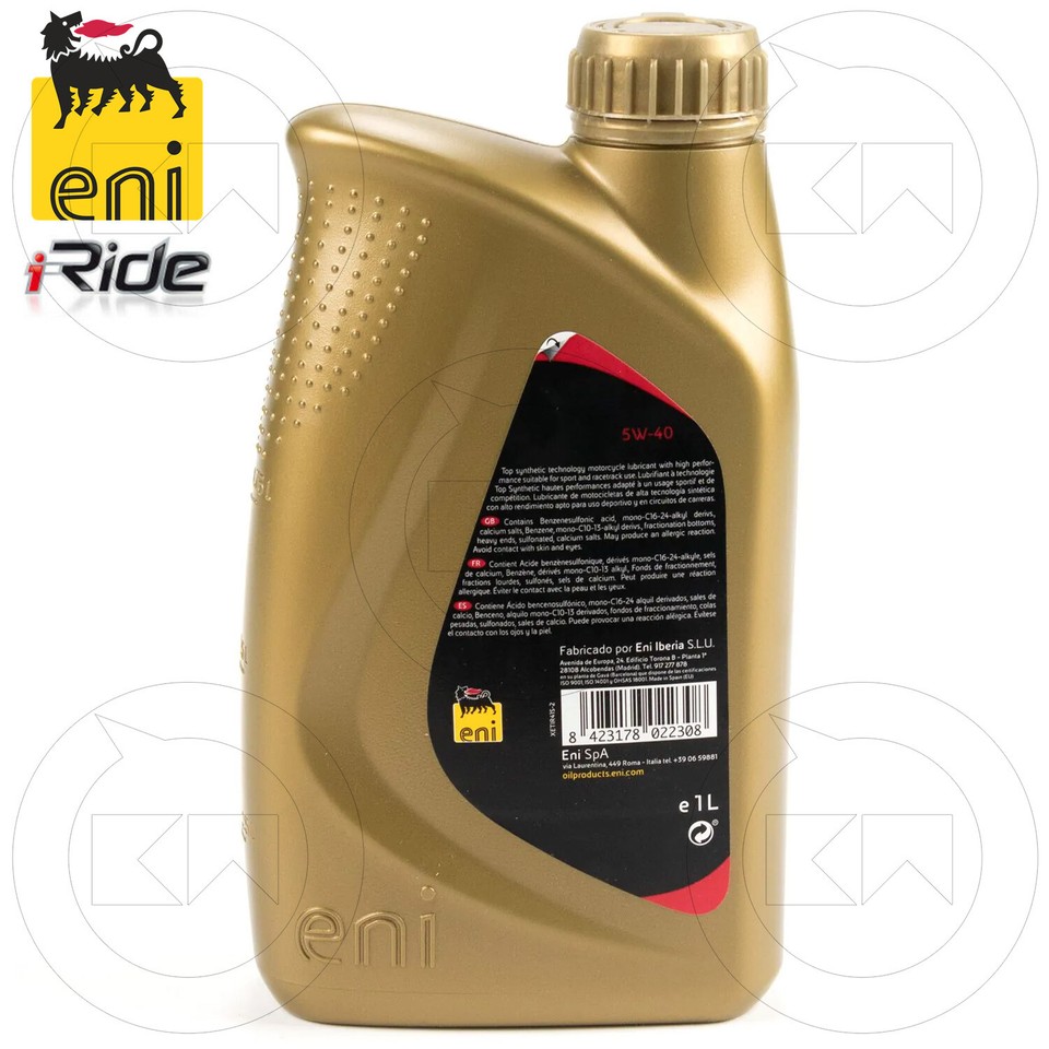 2Lt Eni I-Ride 5W40 Oil + Peugeot Geo Rs Filter 2008-2013 | eBay UK