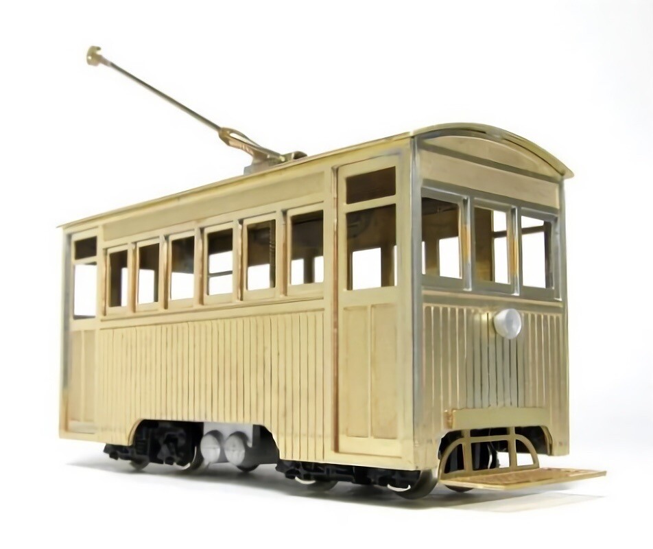 HOn30/HOe Aru-Model Old Streetcar Brass Kit Narrow Gauge Tram Trolley ...