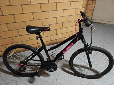 Mongoose Excursion 24-inch Wheel Mountain Bike, 21 Speed - Black and ...