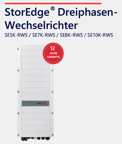 Solaredge SE10K-RWS Hybrid Wechselrichter StorEdge Inverter Solar 3 ...
