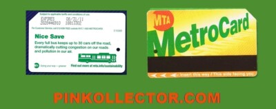 Expired Metro card Transit .New York. Subway. NICE SAVE . RARE. GREEN ...