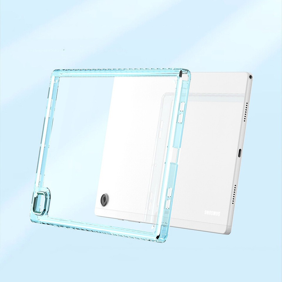 Clear Hard Tablet Case Acrylic Cover For Samsung Galaxy Tab S9+ S8 S7 ...
