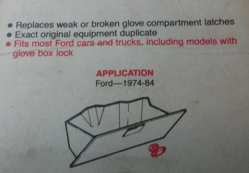 Glove Box Latch Dorman 74302 for sale online | eBay